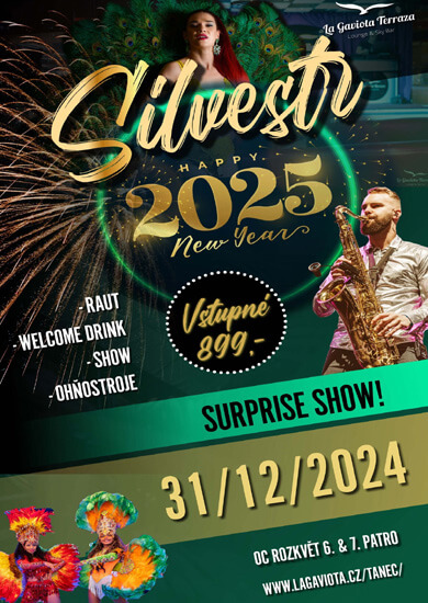 Silvestr 2025 v nejvyšším stylu | KULTINO*